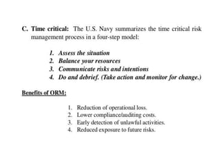 Operations Risk Management | PPTX