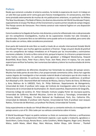 R murray schafer el paisaje sonoro y la afinación del mundo completo ...