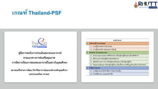 อบรม RMUTI-PSF ในการขอมาตรฐานการอาจารย์ในมหาวิทยาลัย | PDF