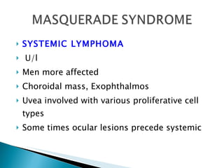 Masquerade Syndromes | PPT