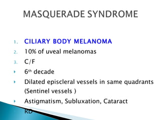 Masquerade Syndromes | PPT