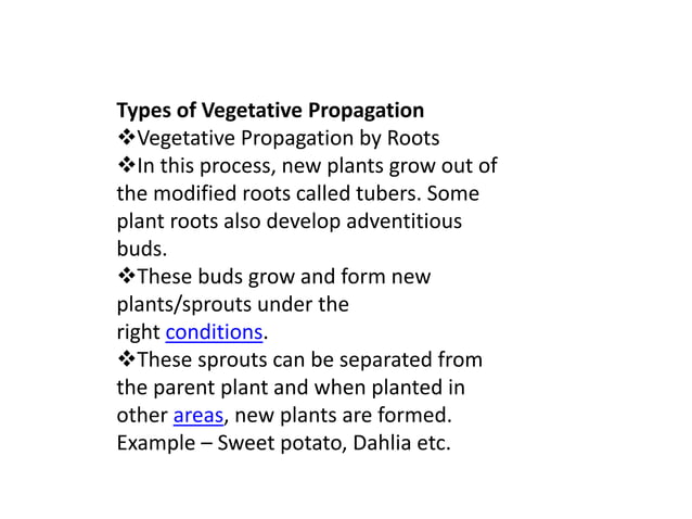 Vegetative propagation | PPTX | Gardening | Home & Garden
