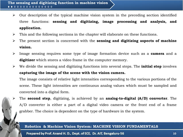 Robot Machine Vision | PDF | Cameras and Camcorders | Consumer Electronics