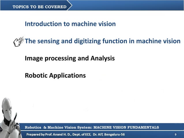 Robot Machine Vision | PDF | Cameras and Camcorders | Consumer Electronics