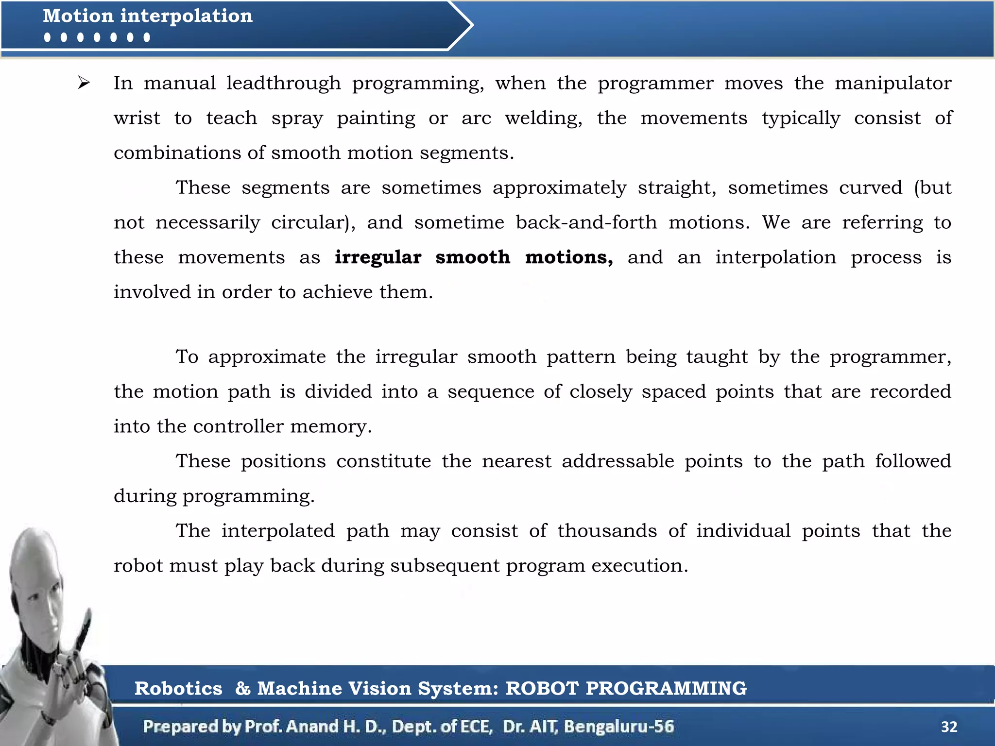 RMV robot programming | PDF