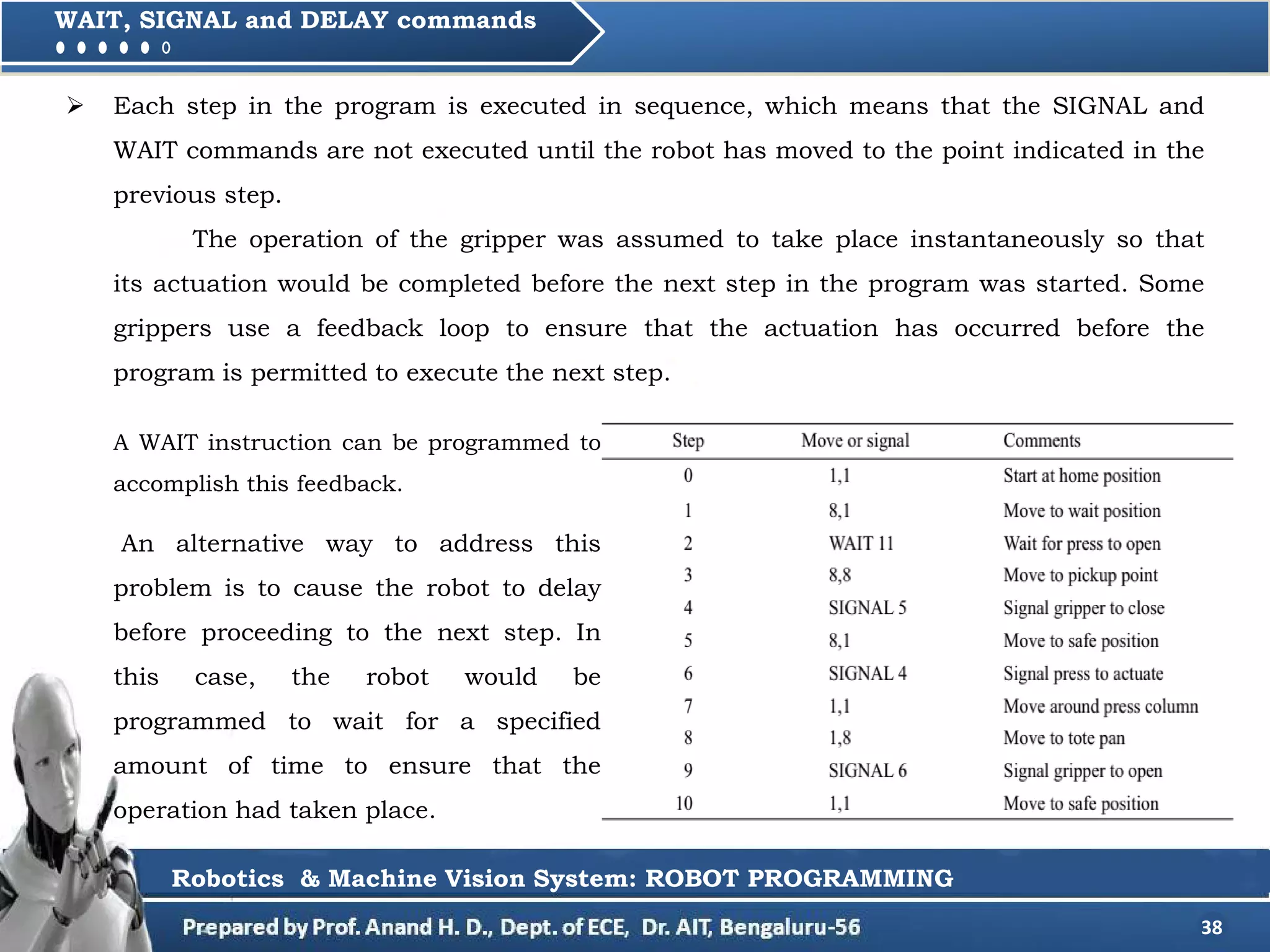 RMV robot programming | PDF