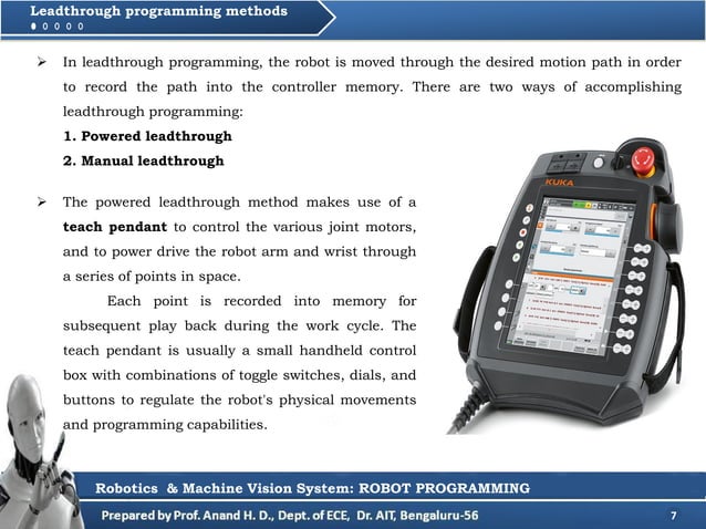 RMV robot programming | PDF