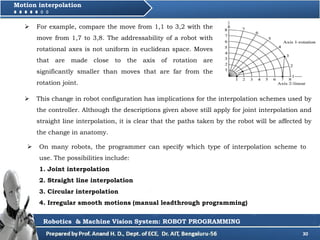 RMV robot programming | PPT