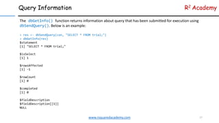 RMySQL Tutorial For Beginners | PDF