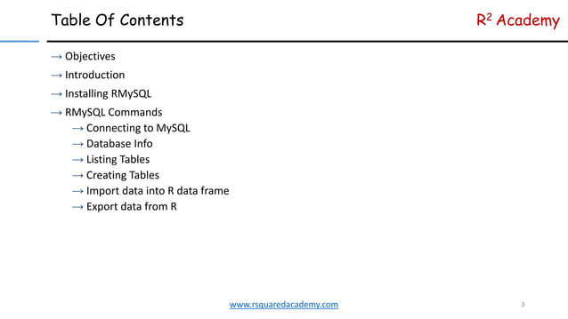 RMySQL Tutorial For Beginners | PDF