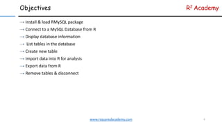 RMySQL Tutorial For Beginners | PDF