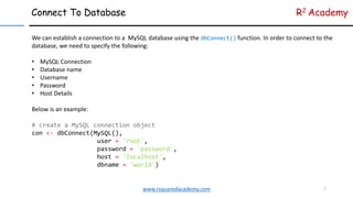 RMySQL Tutorial For Beginners | PDF