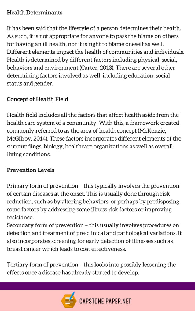 RN Capstone Project Example | PDF