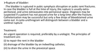 INJURIES OF PELVIS.pptx | First Aid | Injuries