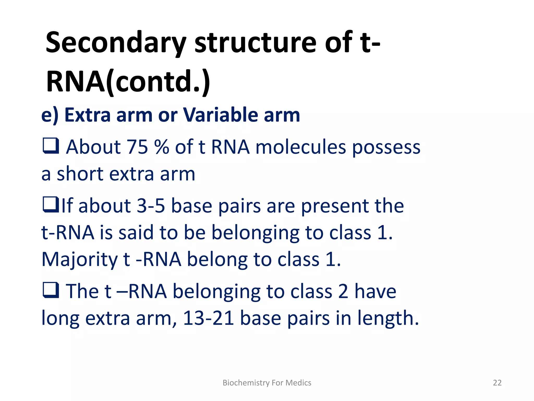 RNA- Structure, Types and Functions | PPTX