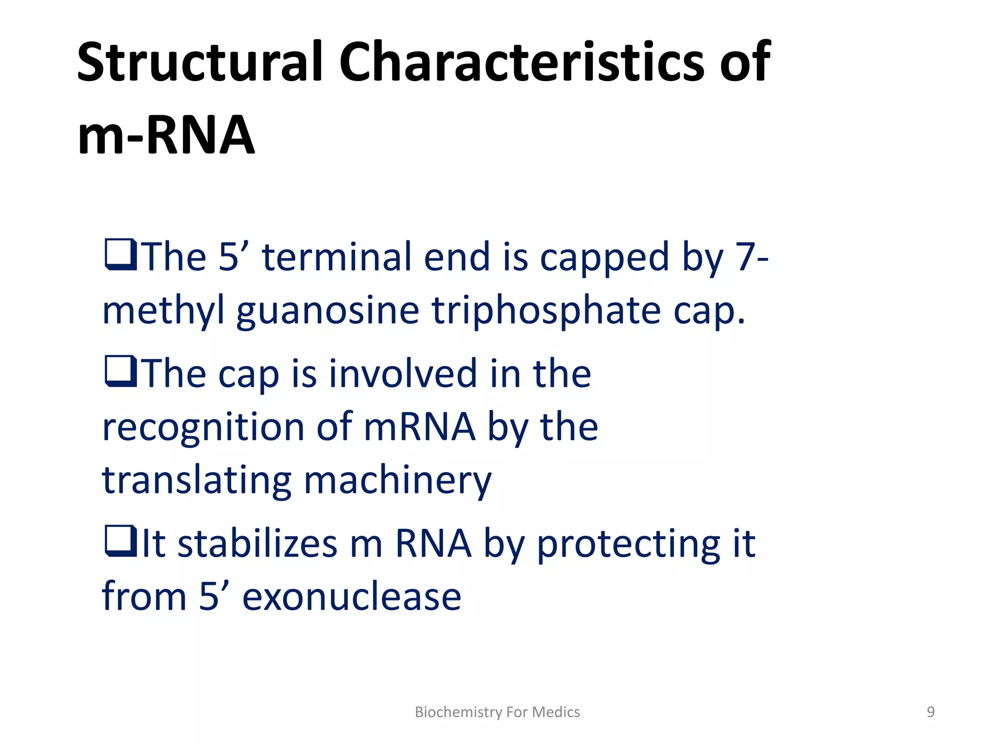 RNA- Structure, Types and Functions | PPTX