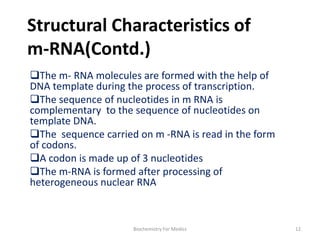 RNA- Structure, Types and Functions | PPTX