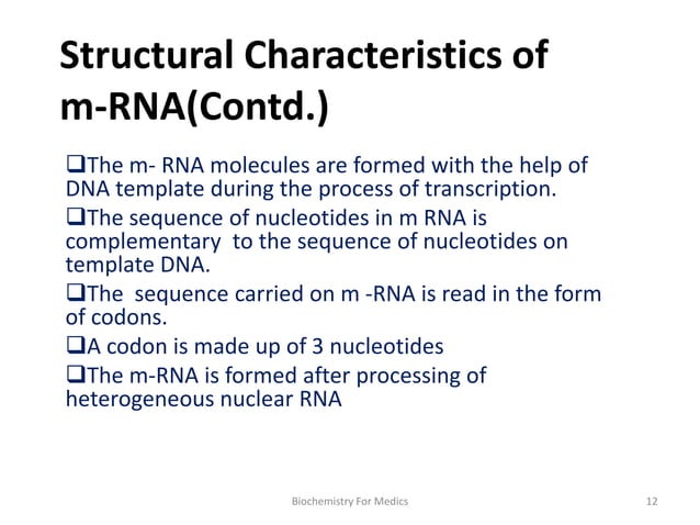 RNA- Structure, Types and Functions | PPTX