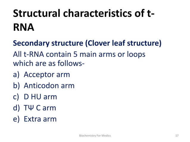 RNA- Structure, Types and Functions | PPTX