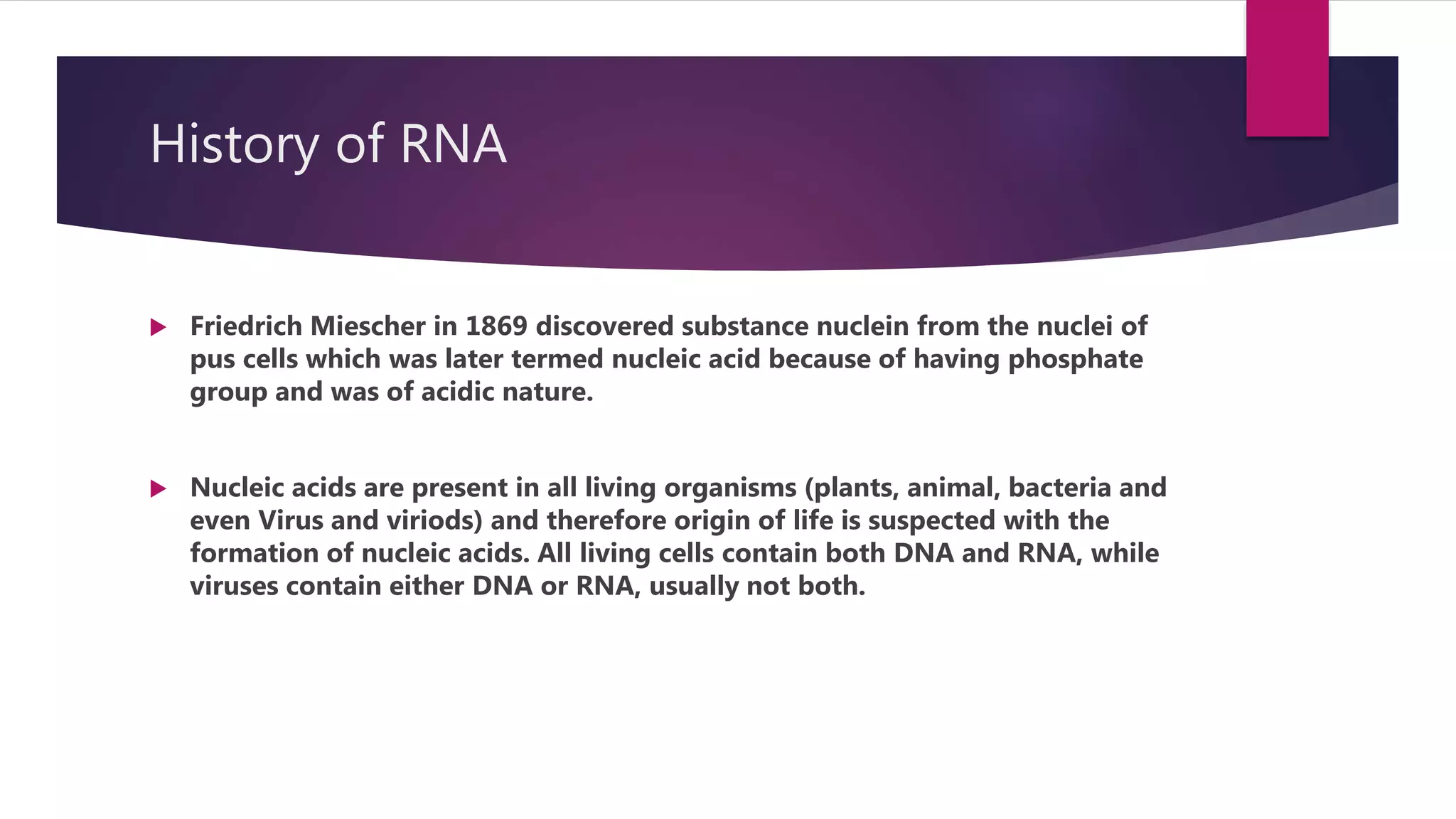 Ribonucleic Acid (RNA) | PPTX