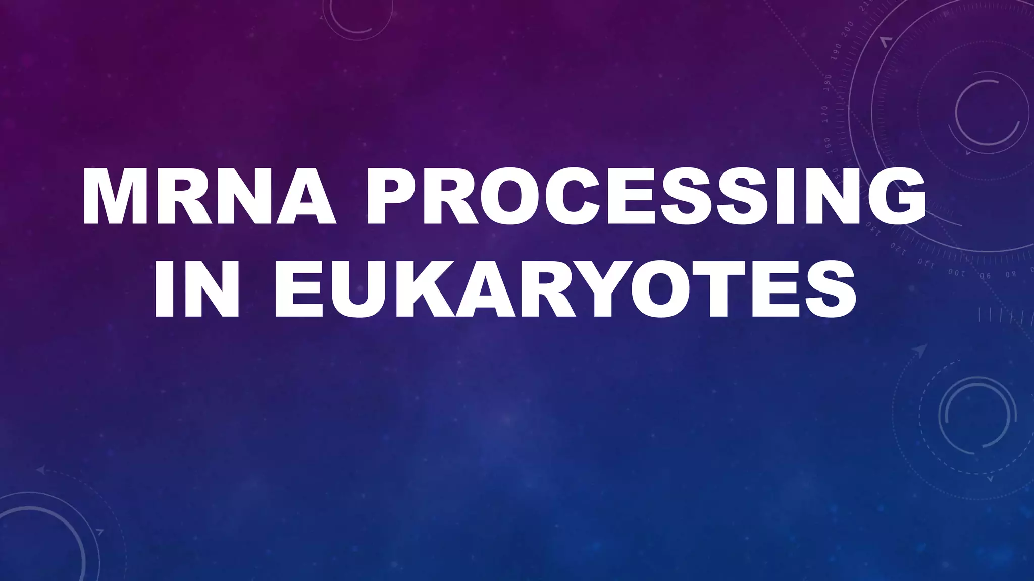 RNA (Structure, Synthesis and mRNA Processing) | PPTX