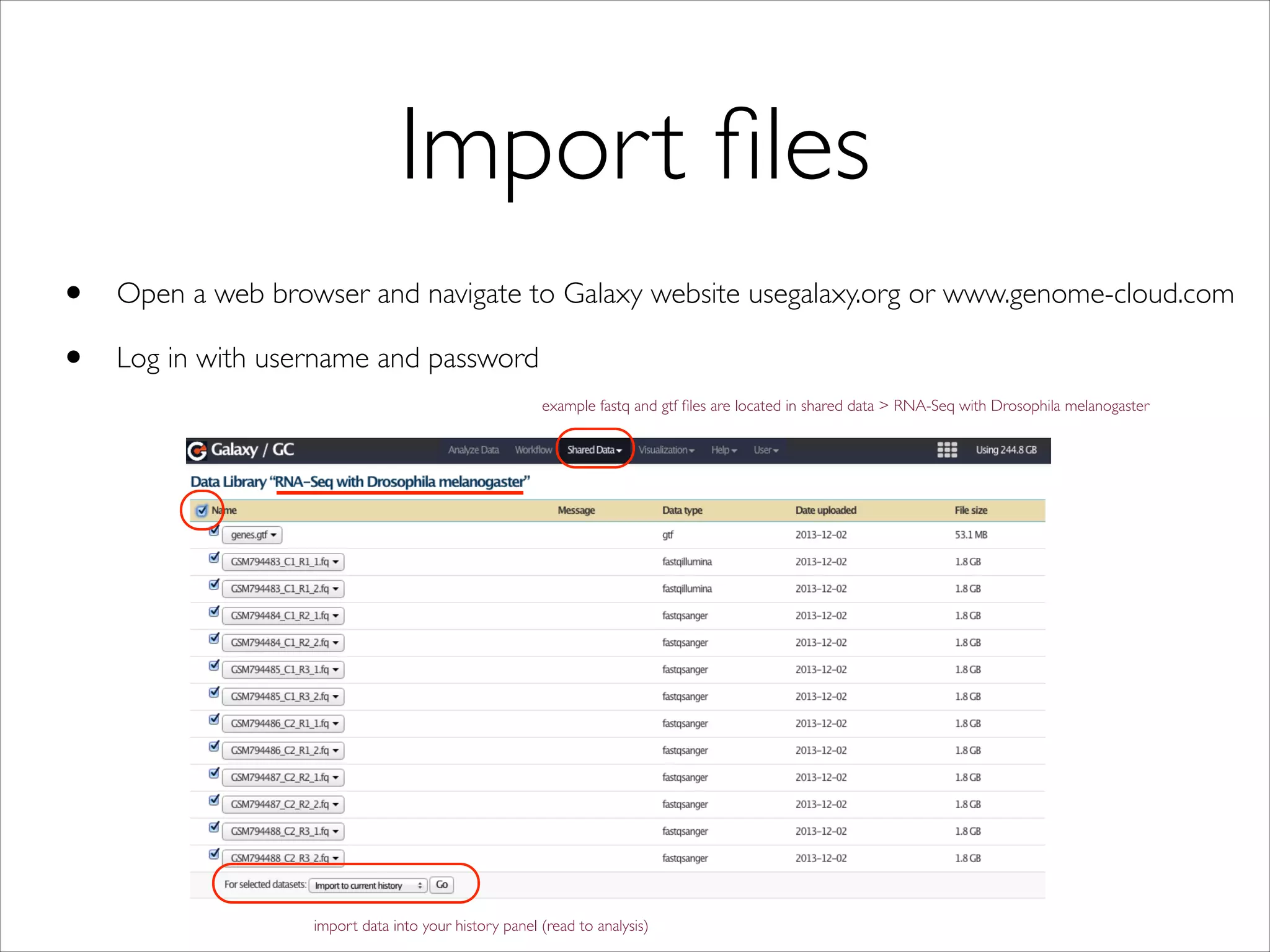 Galaxy RNA-Seq Analysis: Tuxedo Protocol | PDF | Cloud Computing | Internet