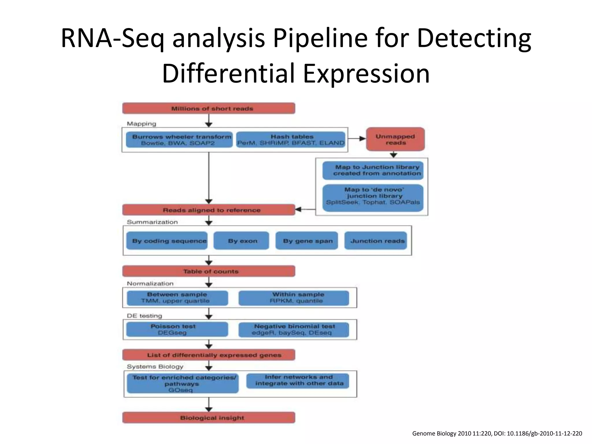 RNASeq - Analysis Pipeline for Differential Expression | PPTX