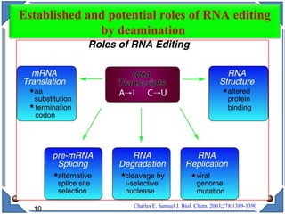RNA editing | PPT