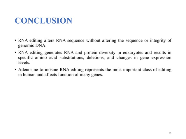 RNA_EDITING.pptx | Programming Languages | Computing
