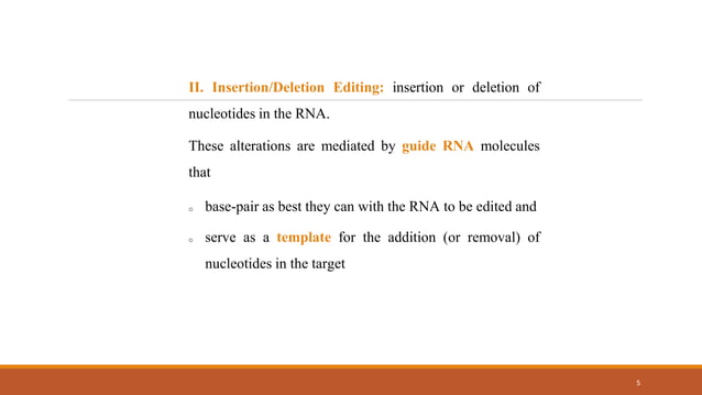 RNA editing_Insertion and substitution editing.pptx