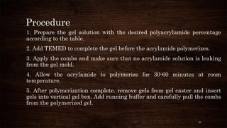 RNA extraction and gel electrophoresis | PPTX