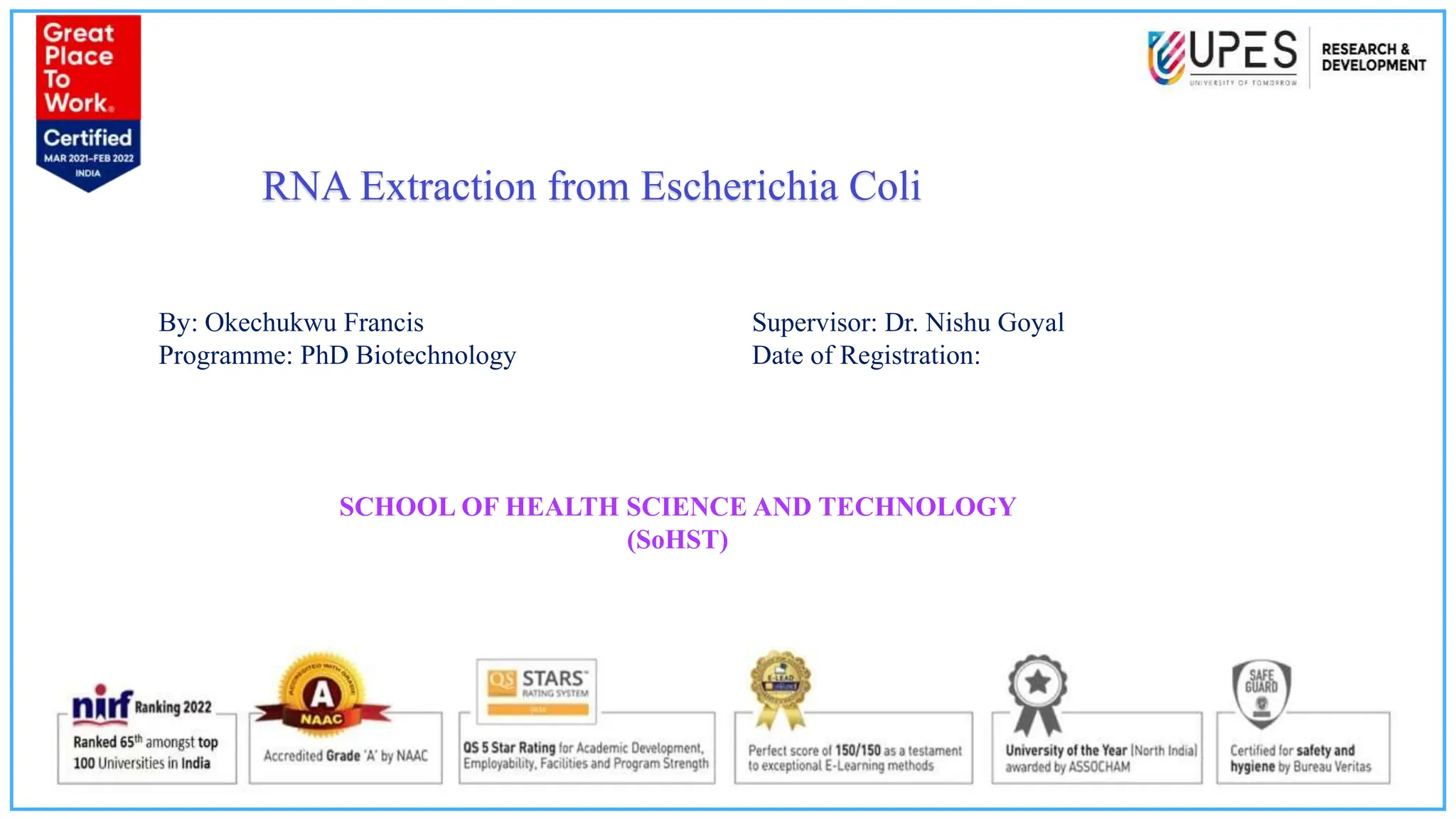 RNA Extraction from Escherichia Coli.pptx