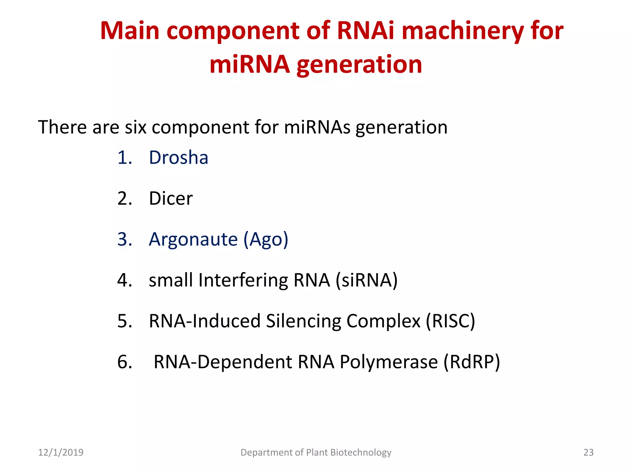 RNA Interference (RNAi) | PPTX