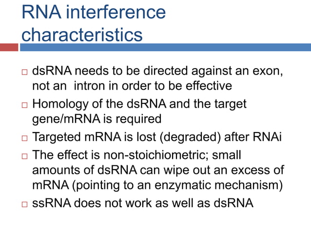 RNA interference (RNAi) | PPSX | Programming Languages | Computing