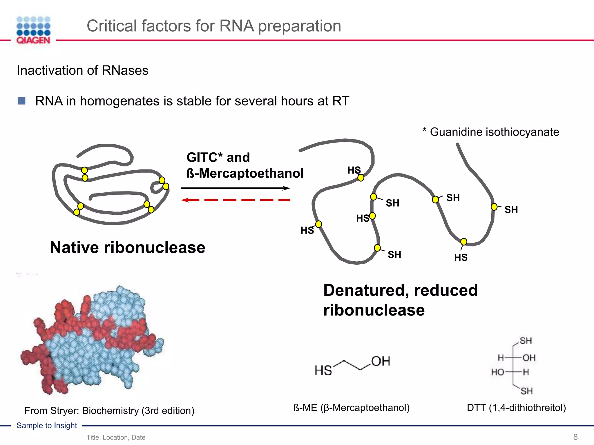 RNA Integrity and Quality – Standardize RNA Quality Control | PDF ...