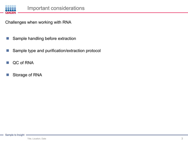 RNA Integrity and Quality – Standardize RNA Quality Control | PDF ...