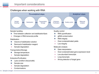 RNA Integrity and Quality – Standardize RNA Quality Control | PDF ...