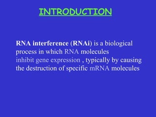 Rna interference | PPT