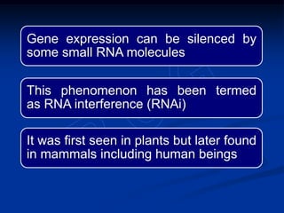 Rna interference | PPT
