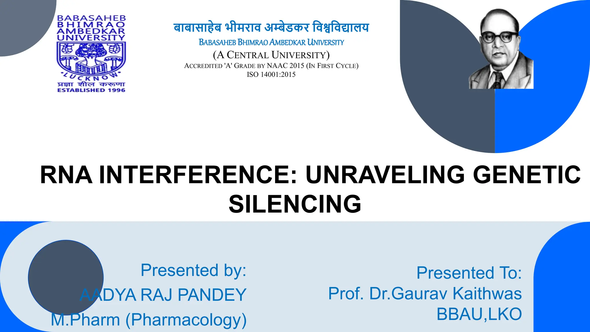 RNA INTERFERENCE: UNRAVELING GENETIC SILENCING | PPTX
