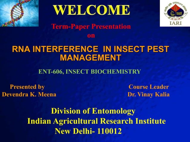 Rna Interference In Insect Pest Management Rnai In Ipm Ppt Beekeeping Hobbies And Interests