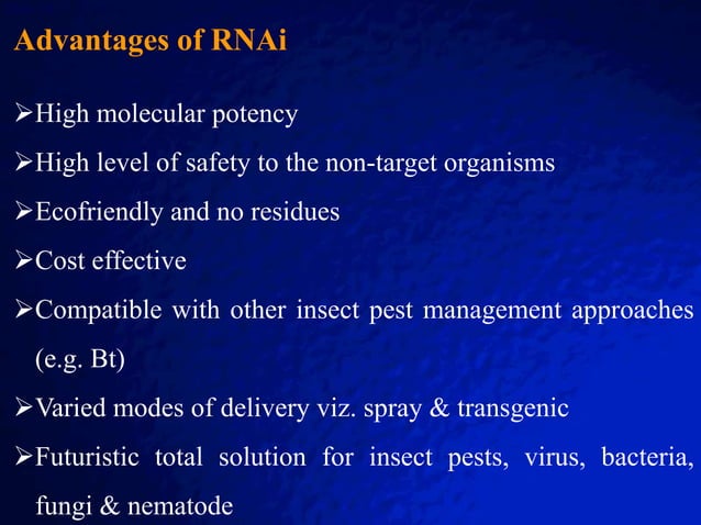Rna Interference In Insect Pest Management Rnai In Ipm Ppt Beekeeping Hobbies And Interests
