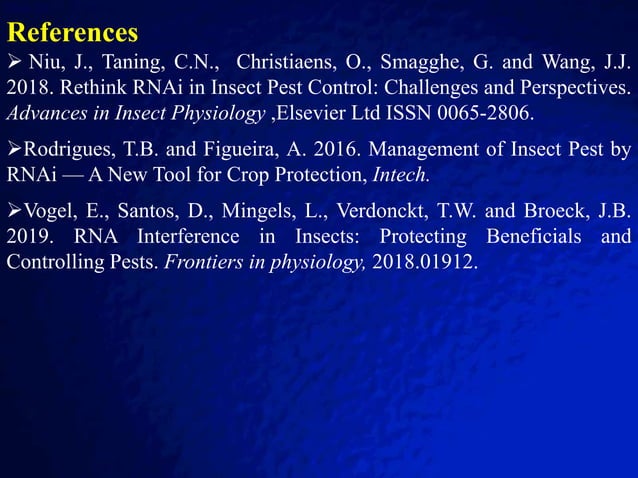 Rna Interference In Insect Pest Management Rnai In Ipm Ppt Beekeeping Hobbies And Interests