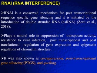 RNA interference in insect pest management (RNAi in ipm) | PPT