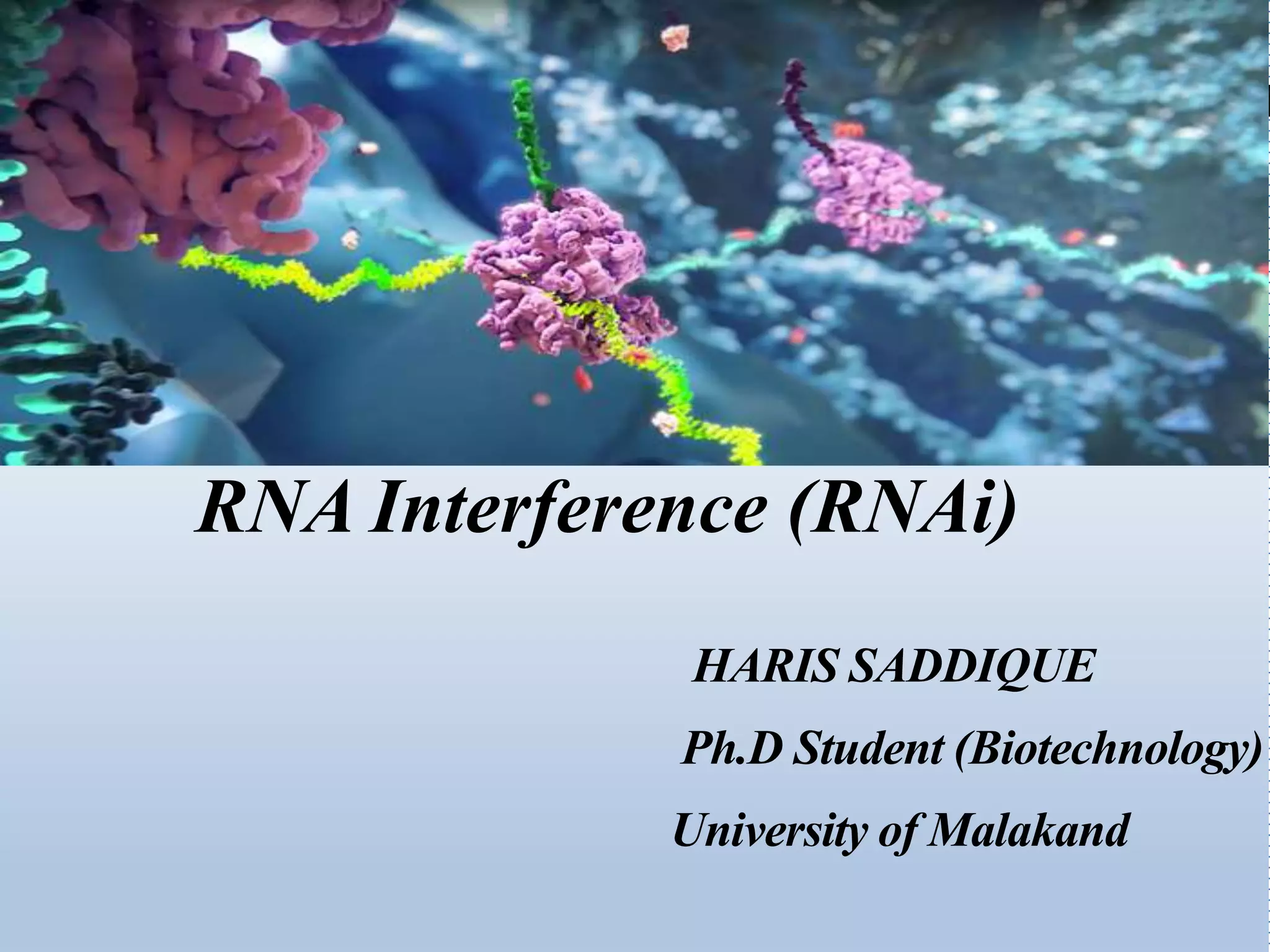 RNA interference (RNAi) | PPTX
