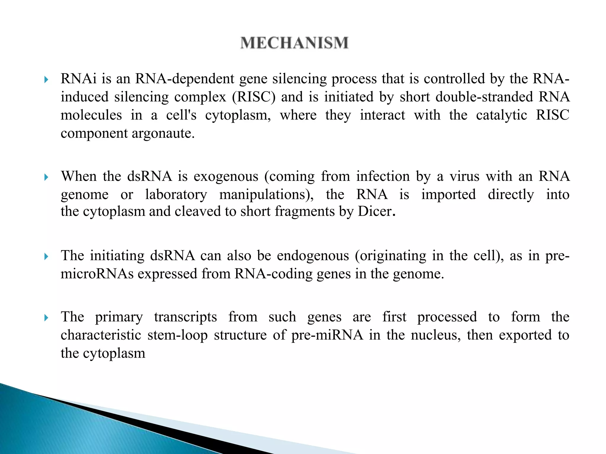 Rna interferences in crop improvement | PPTX