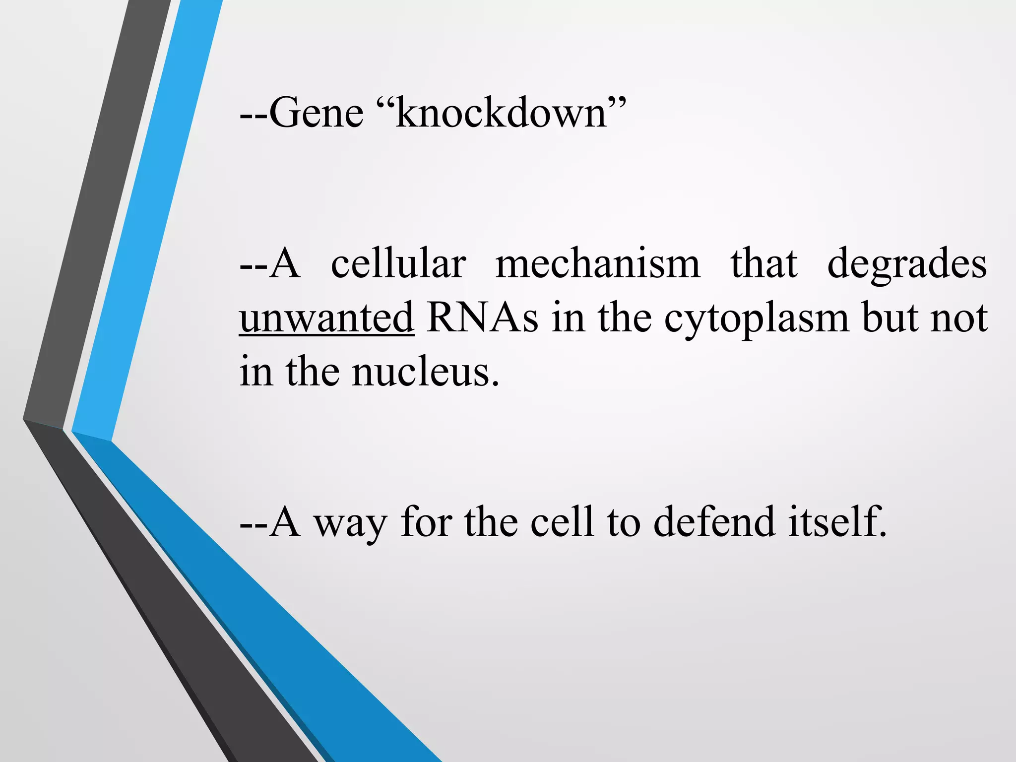 RNA Interference technology | PPT