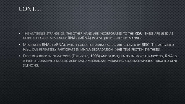 RNA interference technology fisheries and aquaculture | PPT