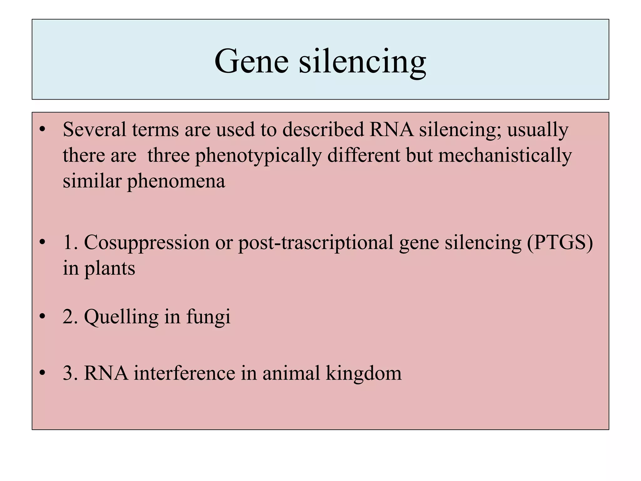 Rna interfernce | PPTX