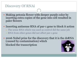 RNA interfernce | PPT